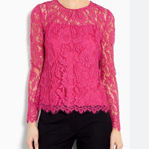 Milly of New York | Tops | Milly Dressy 2 Piece Ivy Lace Blouse With ...